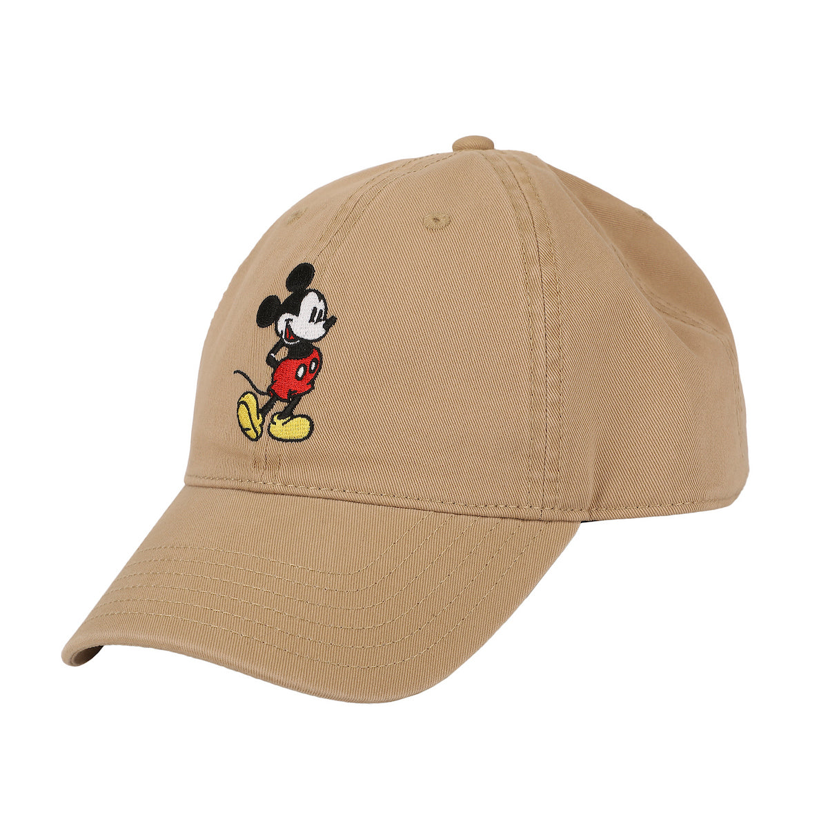 Disney Mickey Mouse Character Art Brown Unstructured Baseball Cap ...