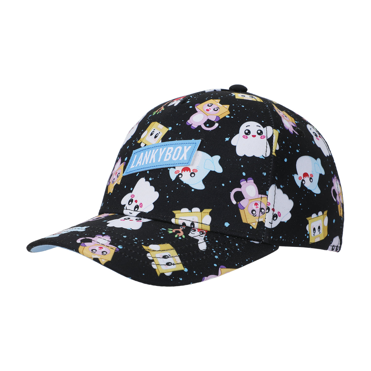 Lanky Box All-Over Character Print Youth Black Traditional Adjustable ...