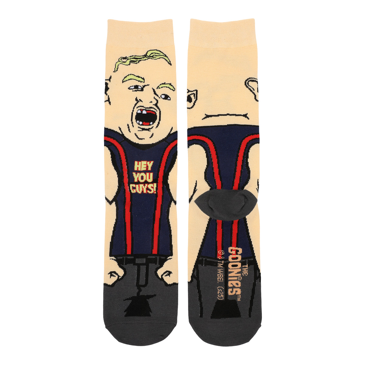 The Goonies Hey You Guys Men's Animigos Crew Socks – Bioworld