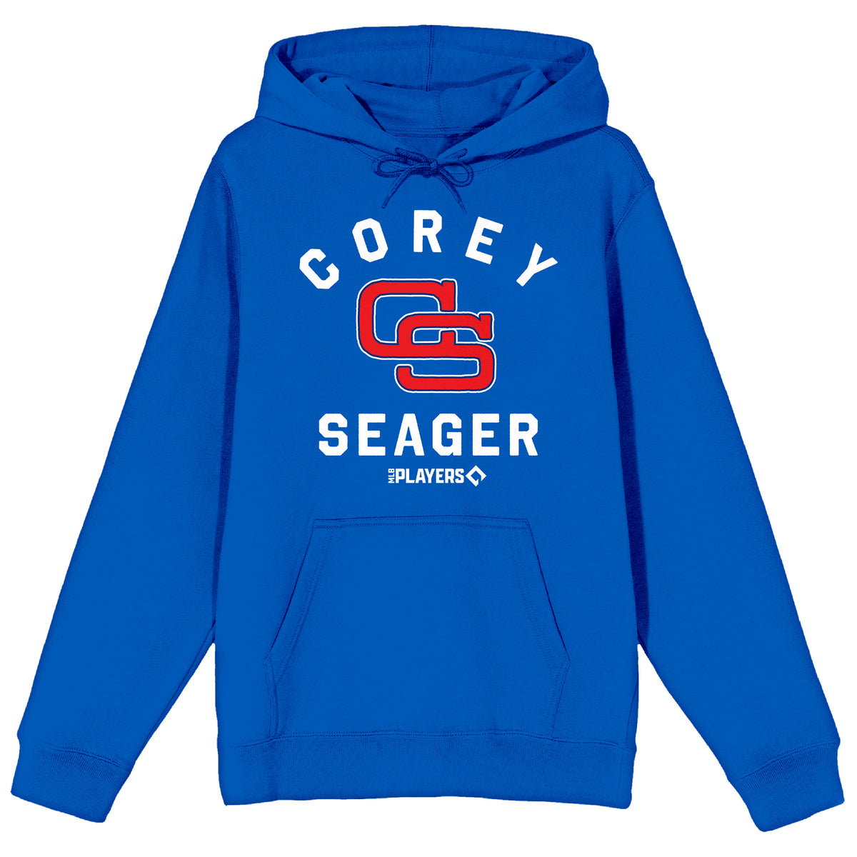 MLBPA CS Corey Seager Adult Royal Blue Long Sleeve Hooded Sweatshirt ...