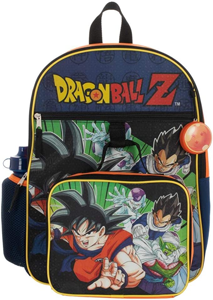 Dragon Ball Z kids Backpack Set 4-Piece School Supplies Combo – Bioworld