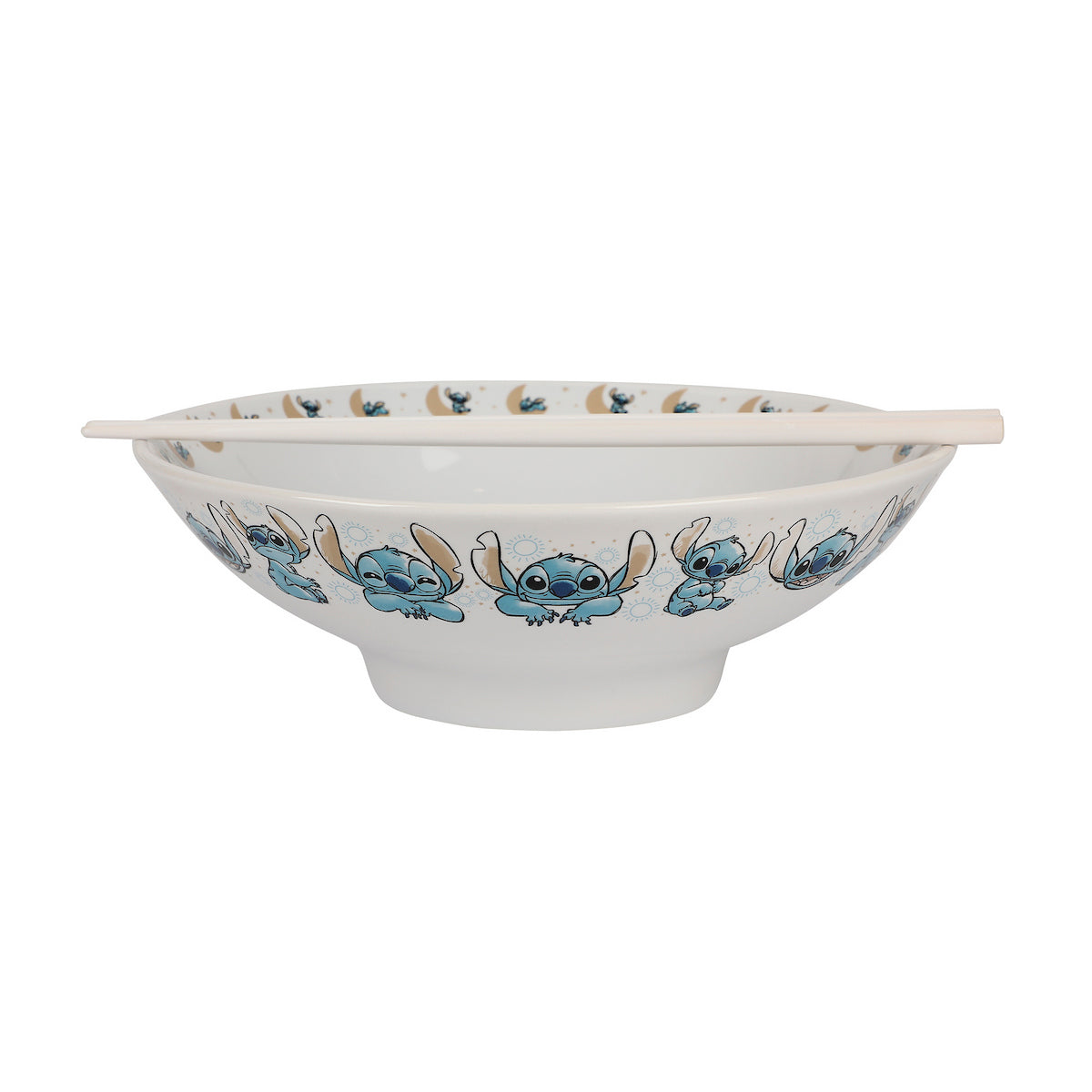 Disney's Stitch Character Ceramic Ramen Bowl with Chopsticks – Bioworld
