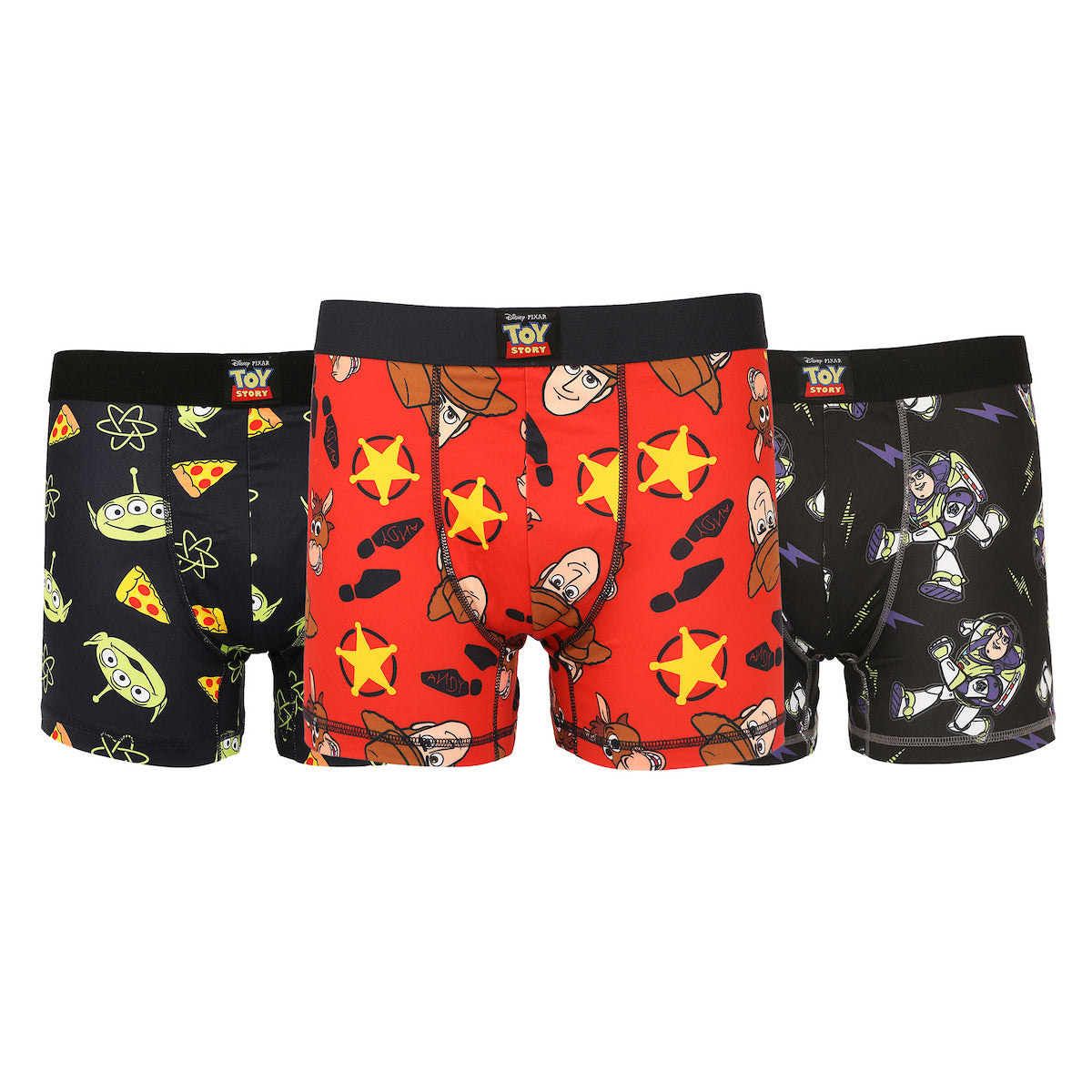 Toy Story Character Prints Men's 3-Pack Boxer Briefs – Bioworld