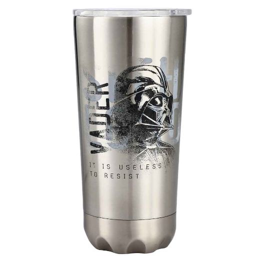Bioworld Merchandising. Star Wars Darth Vader 20 oz. Stainless Steel Travel Tumbler